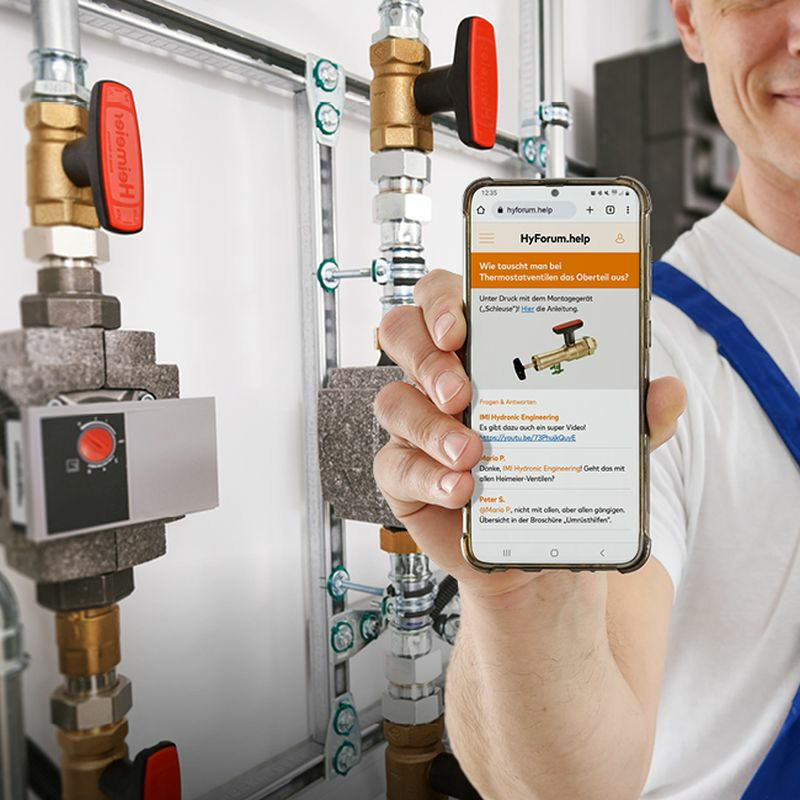 Neues Infoportal von IMI Hydronic Engineering online - tab.de