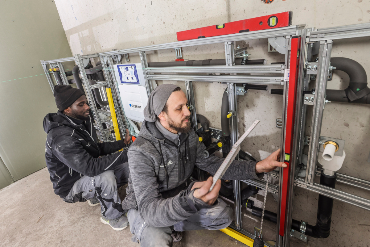 Modulares Bauen mit Geberit - tab.de